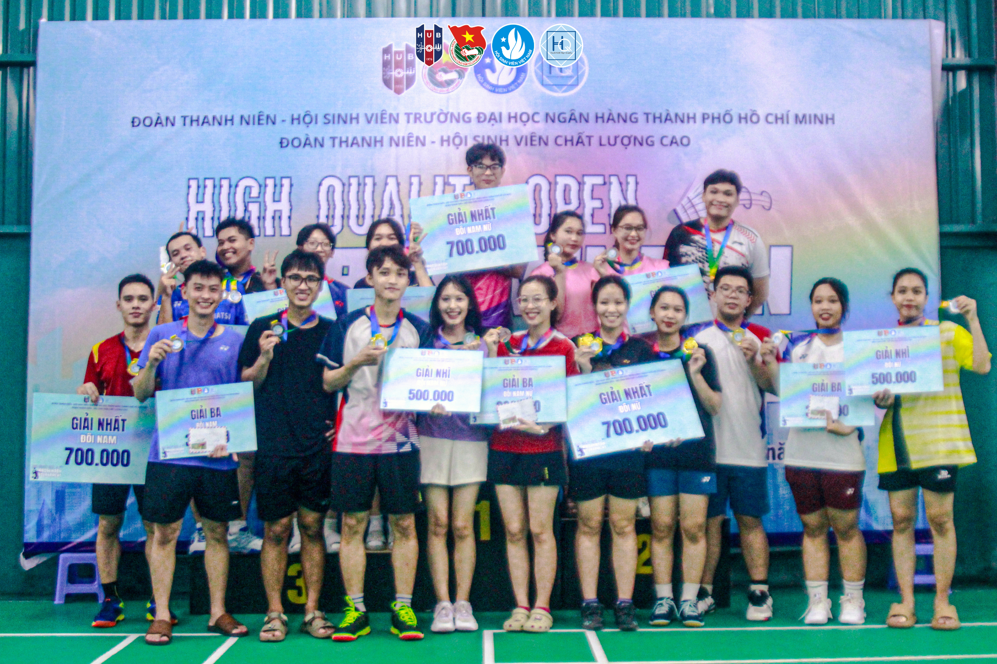 Giải cầu lông Sinh viên Chất lượng cao mở rộng năm 2024