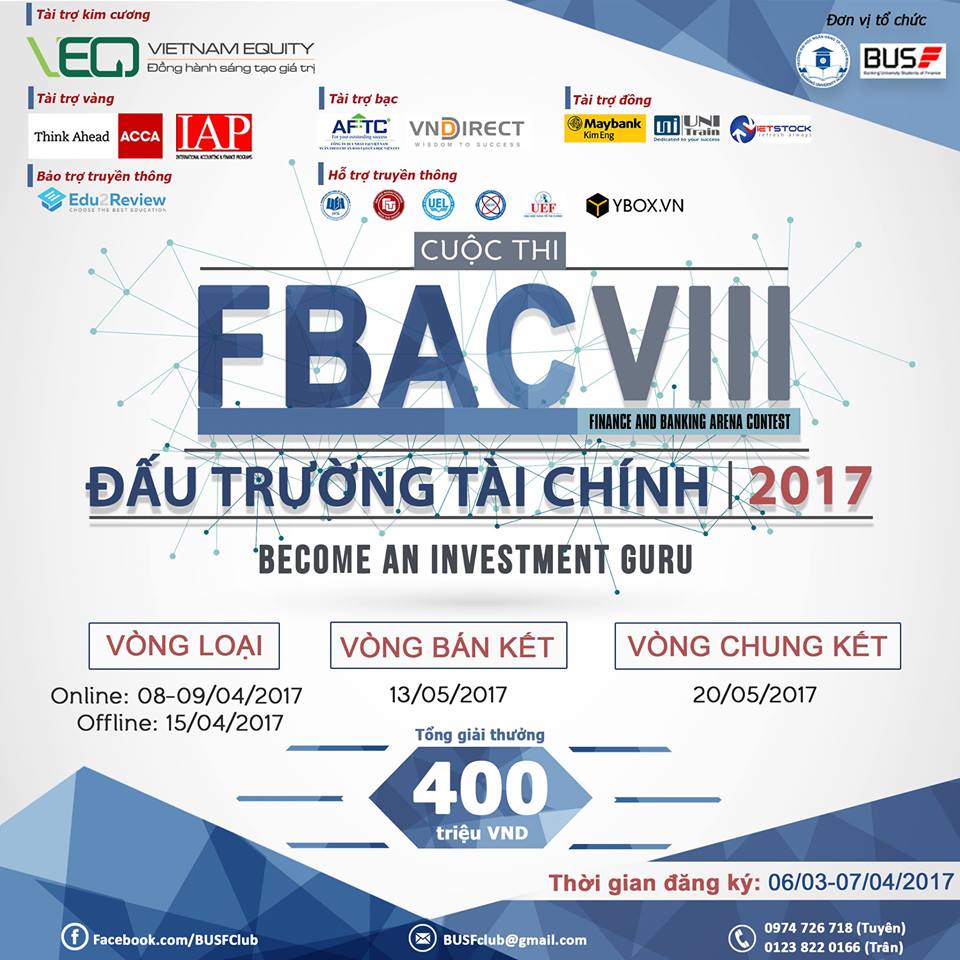 Giới thiệu Cuộc thi Đấu trường Tài chính FBAC lần VIII